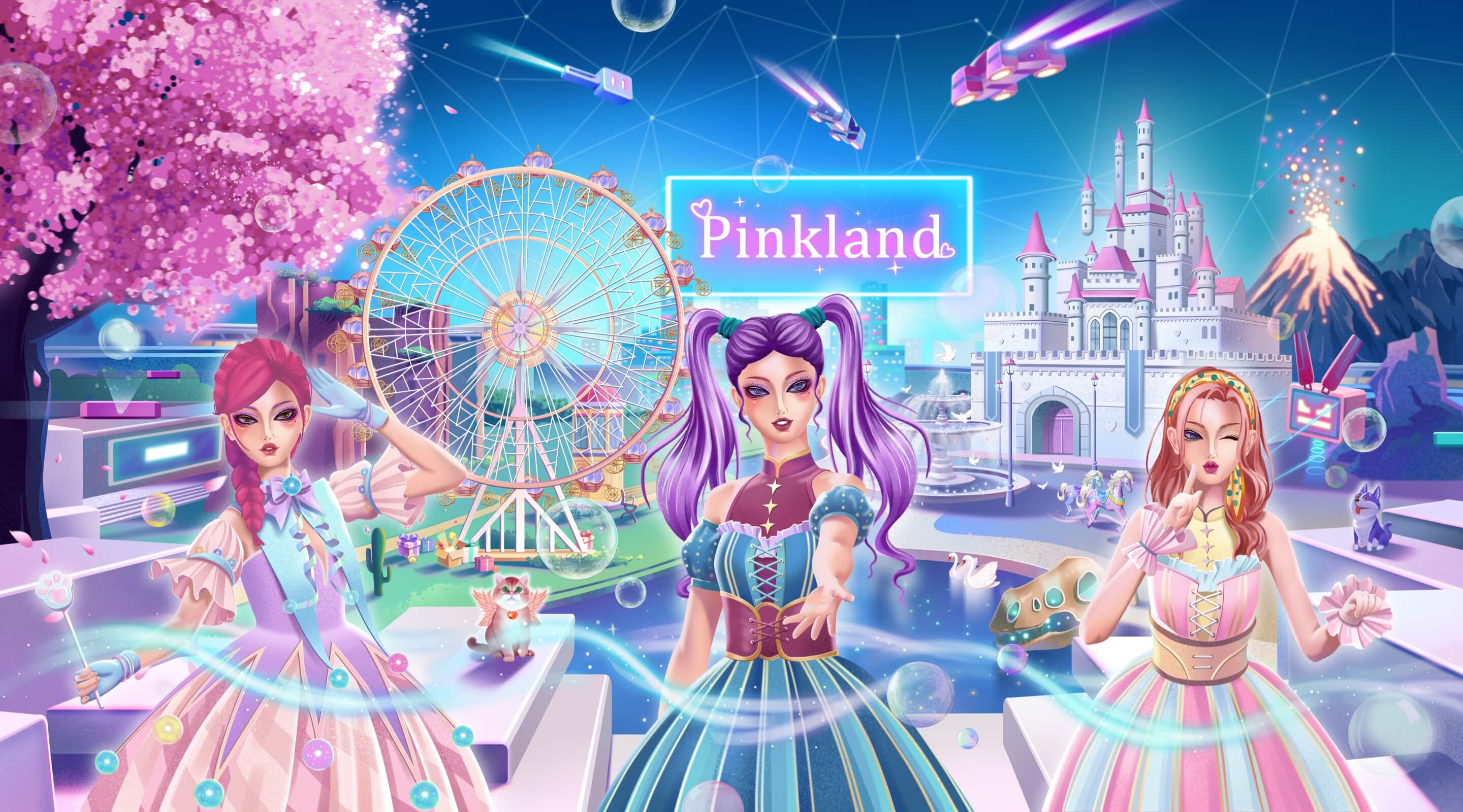Girls in Pink | Pinkland Metaverse